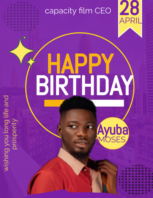 Birthday flyers Template | PosterMyWall