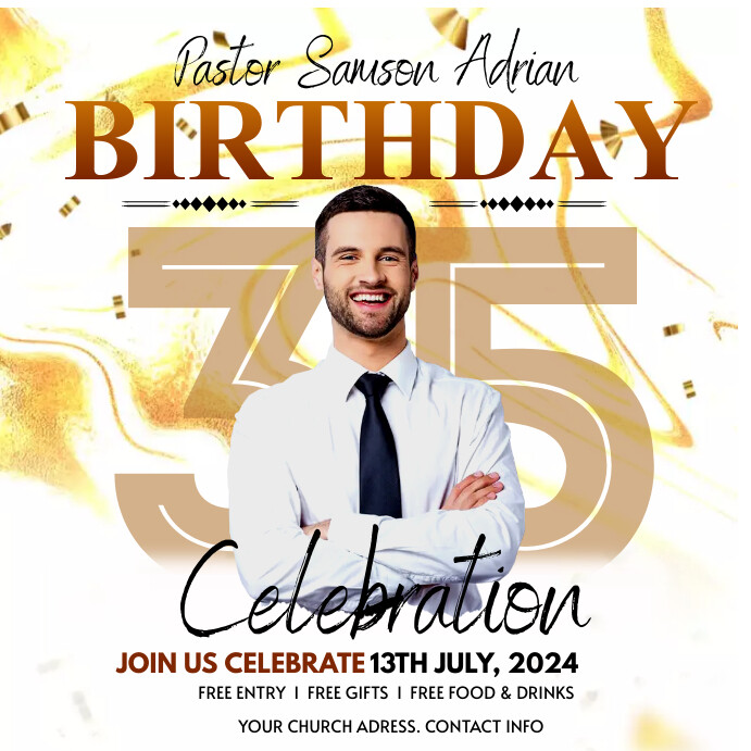 Birthday flyers design template | PosterMyWall