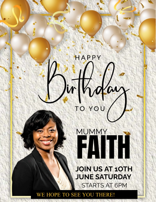 BIRTHDAY FLYERS Template | PosterMyWall