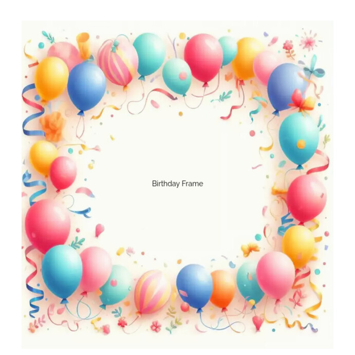 Birthday Frame Invitation Template | PosterMyWall