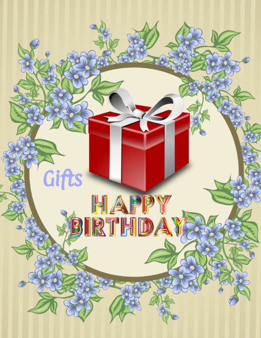 Birthday gift Template | PosterMyWall