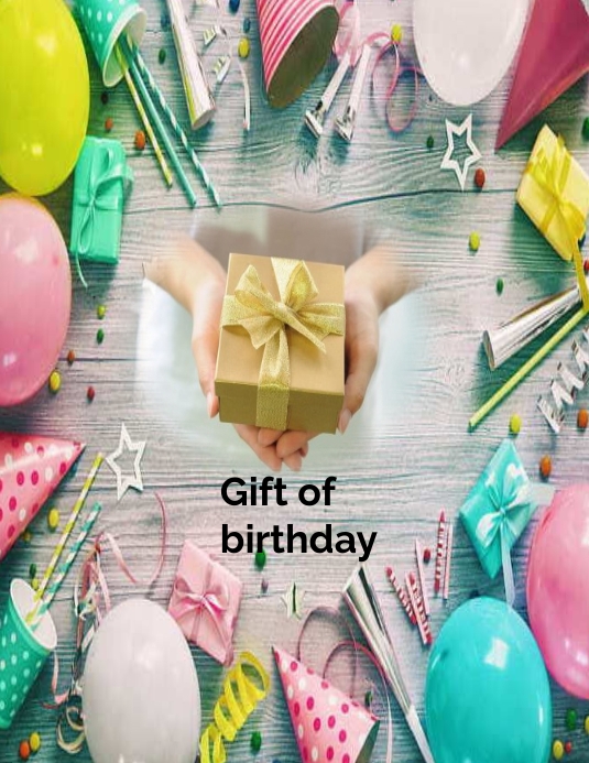 Birthday gift Template | PosterMyWall