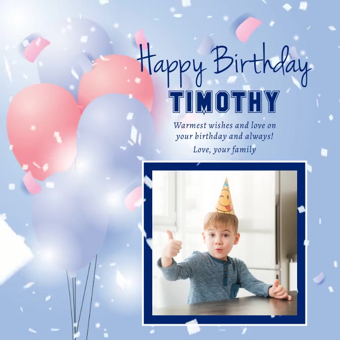 Birthday Greeting Template | PosterMyWall