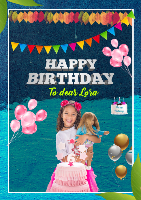 Birthday Greeting Template | PosterMyWall