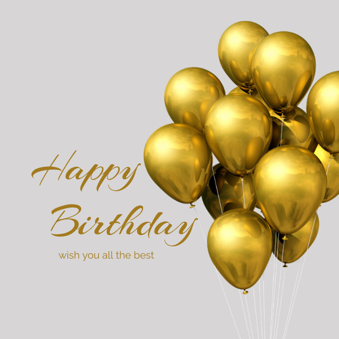 Birthday Greeting Template | PosterMyWall