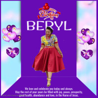 Happy Birthday Instagram Post Card Template | PosterMyWall