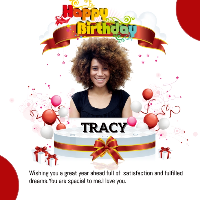 BIRTHDAY GREETINGS CARD Template | PosterMyWall