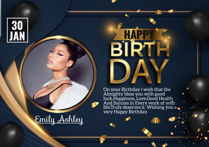 Birthday greetings Template | PosterMyWall