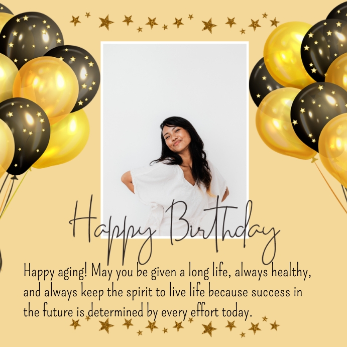 Copy of Birthday Instagram post | PosterMyWall