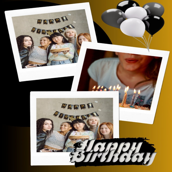 Birthday Instagram post Template | PosterMyWall