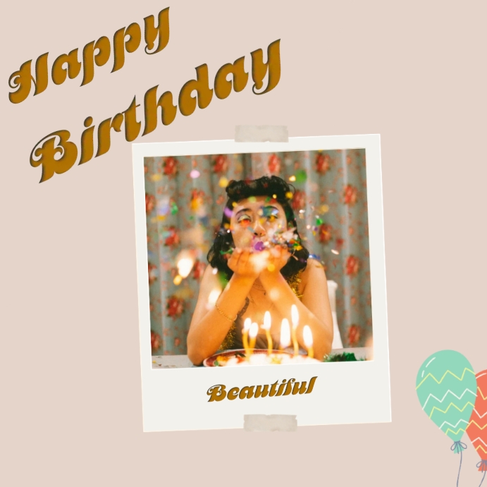 Birthday Instagram post Template | PosterMyWall