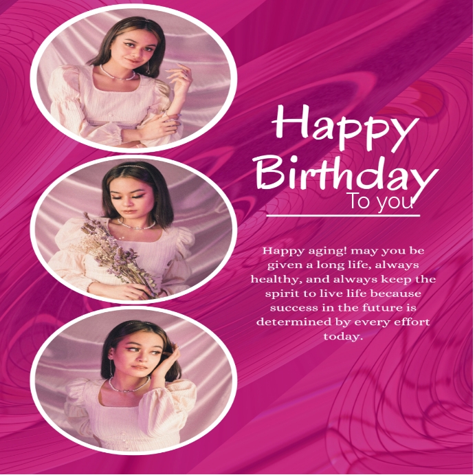 Copy of Birthday Instagram post | PosterMyWall