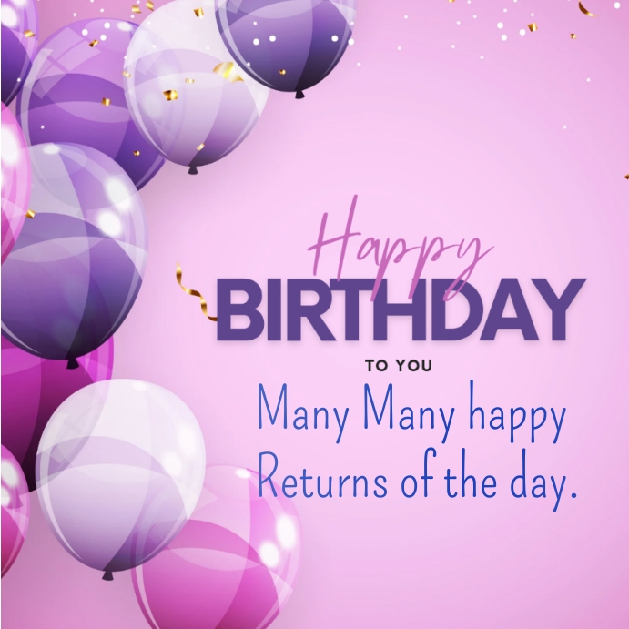 Birthday Instagram post Template | PosterMyWall