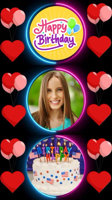 birthday instagram story Template | PosterMyWall