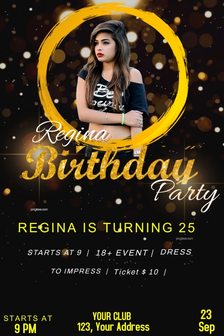 Birthday invitation (2) Template | PosterMyWall