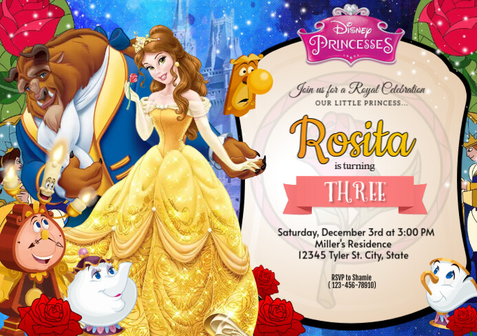 birthday invitation a4 Template | PosterMyWall