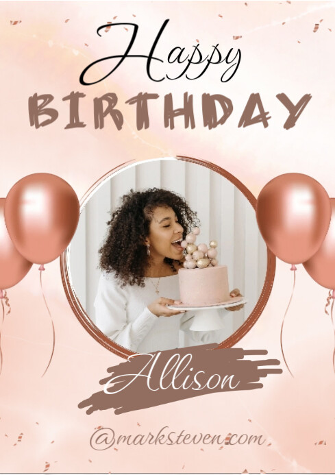Birthday invitation card design template | PosterMyWall