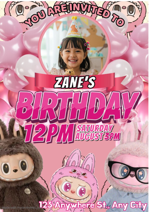 Birthday Invitation Template | PosterMyWall