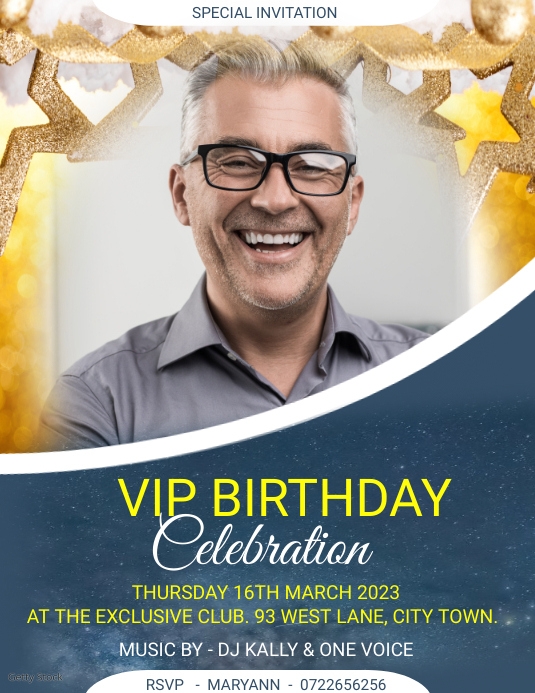 Birthday INVITATION Template | PosterMyWall