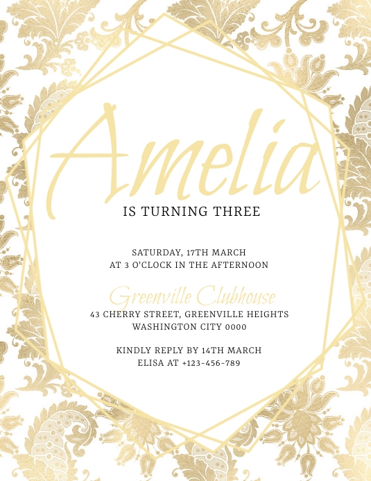 Birthday Invitation Template | PosterMyWall