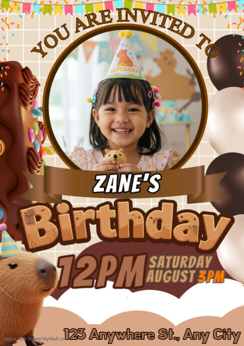 Birthday Invitation Template | PosterMyWall