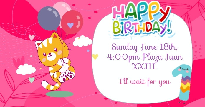 Birthday invitation Template | PosterMyWall