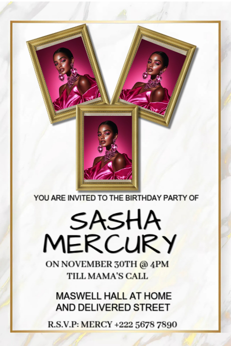 Birthday invitation Template | PosterMyWall