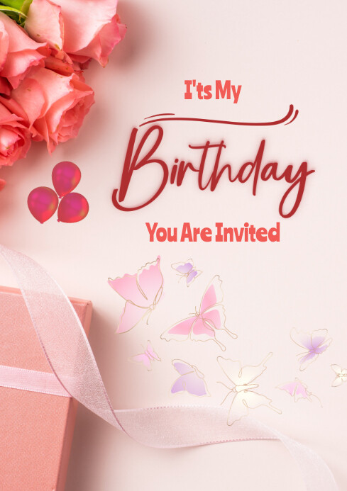 Birthday Invitation Template | PosterMyWall