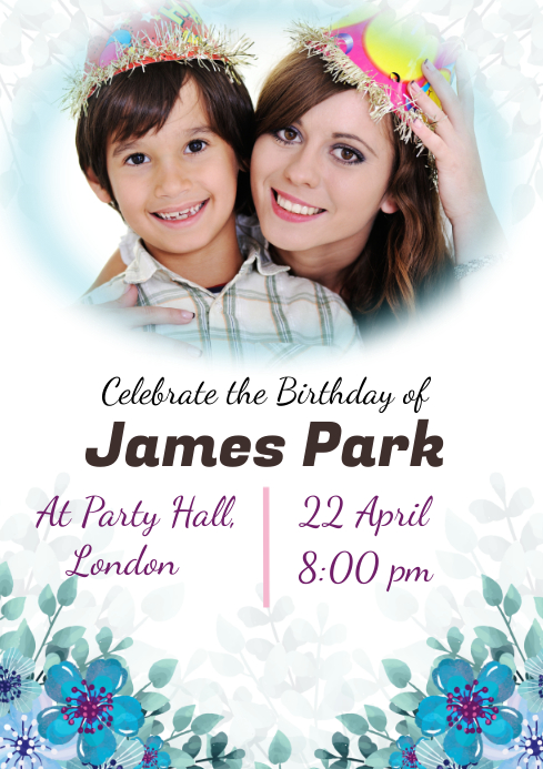 Birthday Invitation Template | PosterMyWall