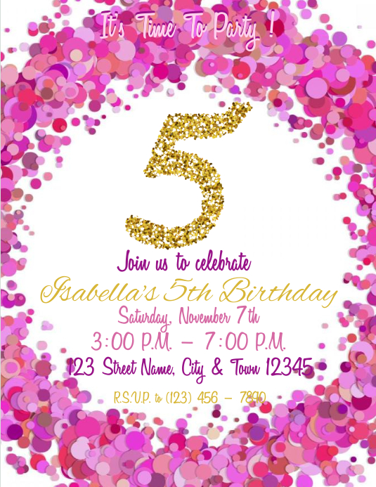 Copy of Birthday Invitation | PosterMyWall
