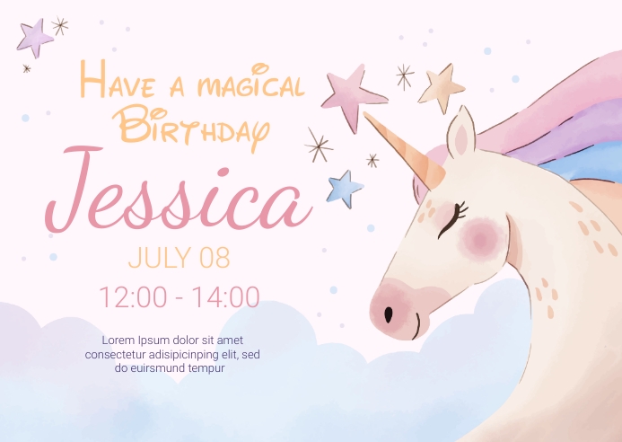 birthday invitation Template | PosterMyWall