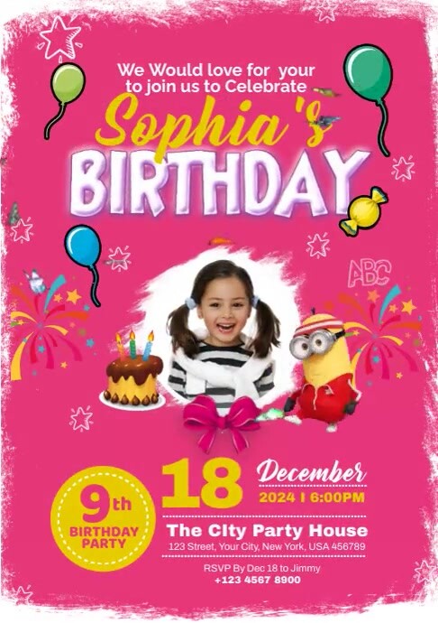 Birthday Invitation Template | PosterMyWall
