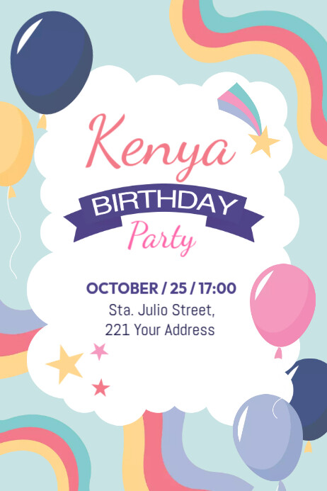 Birthday Invitation Template | PosterMyWall