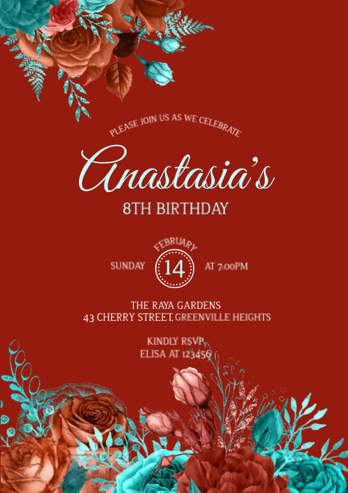 Birthday Invitation Template | PosterMyWall