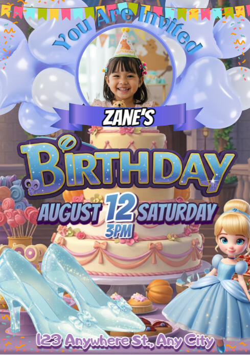 Birthday Invitation Template | PosterMyWall