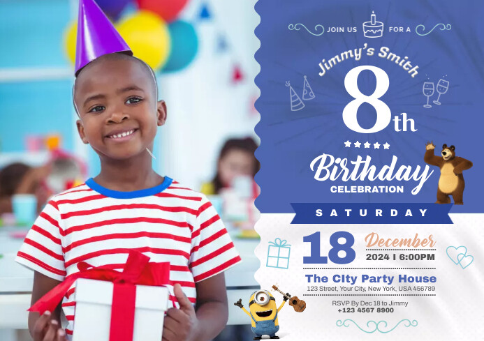 Birthday Invitation Template | PosterMyWall