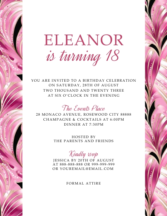 Birthday Invitation Template | PosterMyWall
