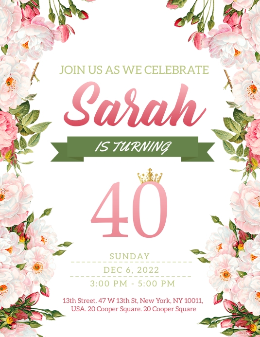 Copy of Birthday invitation | PosterMyWall