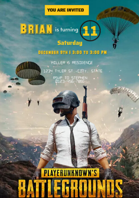 birthday invitation Instagram post Template | PosterMyWall