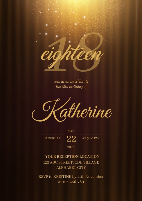 Birthday Invitation Template | PosterMyWall