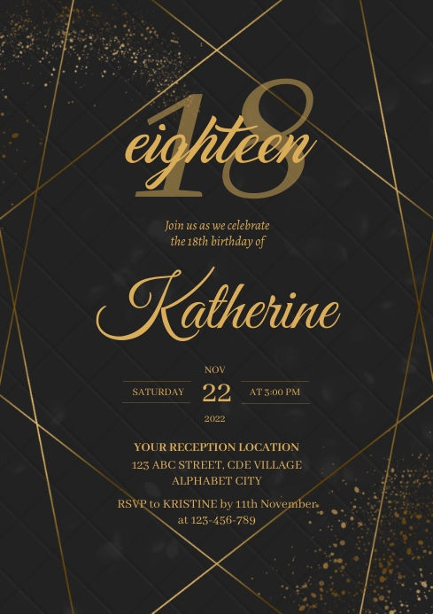 Birthday Invitation Template | PosterMyWall