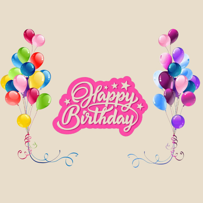 Copy of Birthday Logo | PosterMyWall