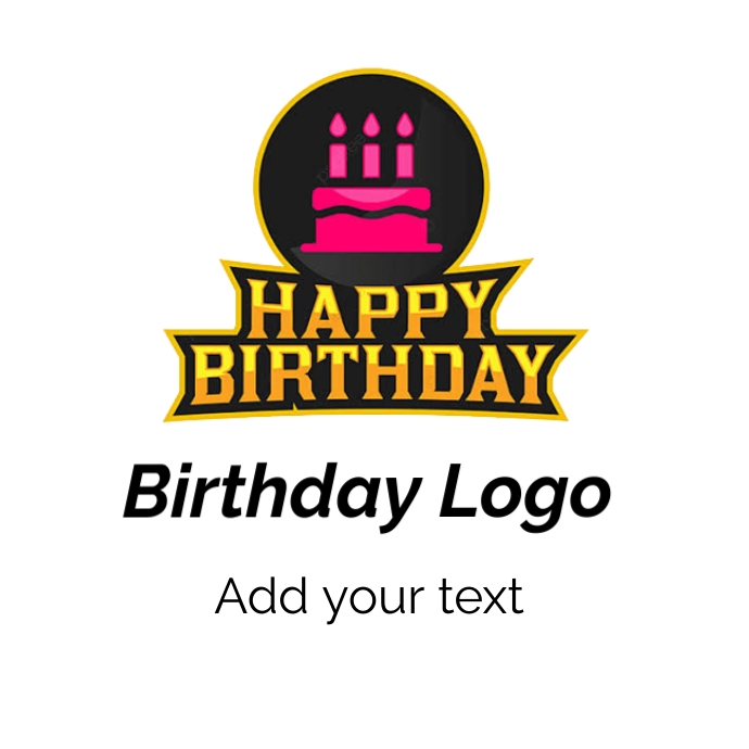 Birthday logo Template | PosterMyWall