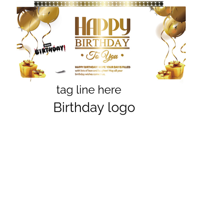 Copy of Birthday logo | PosterMyWall