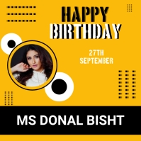 Happy Birthday Logo Template | PosterMyWall