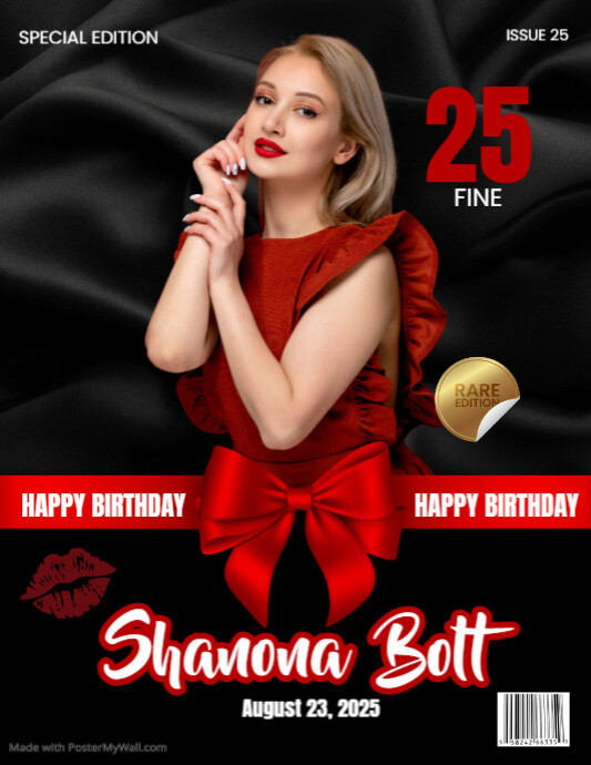 Plantilla de Birthday Magazine | PosterMyWall