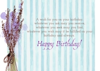 Birthday Message postcard Template | PosterMyWall