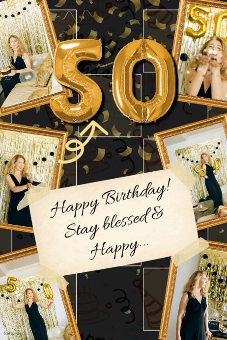Birthday Milestone Invitation Template | PosterMyWall