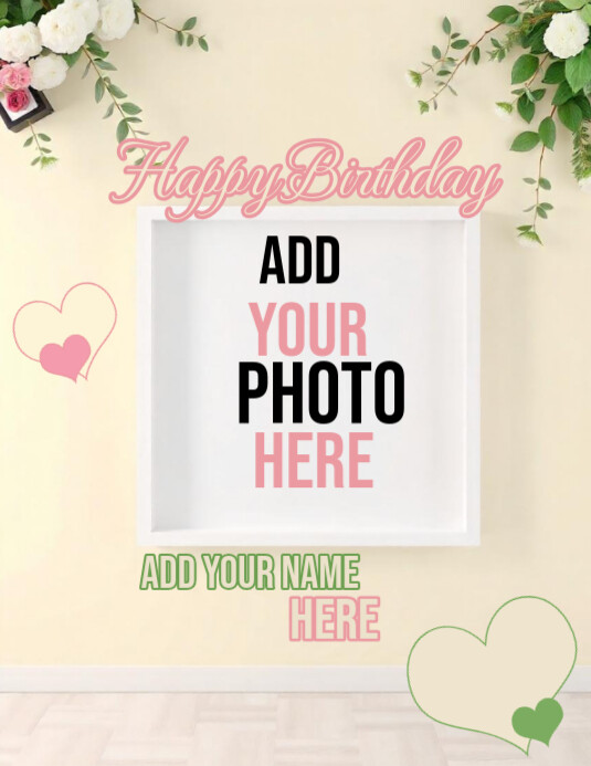 Modèle Birthday mock up | PosterMyWall