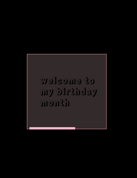 Plantilla de Birthday month | PosterMyWall
